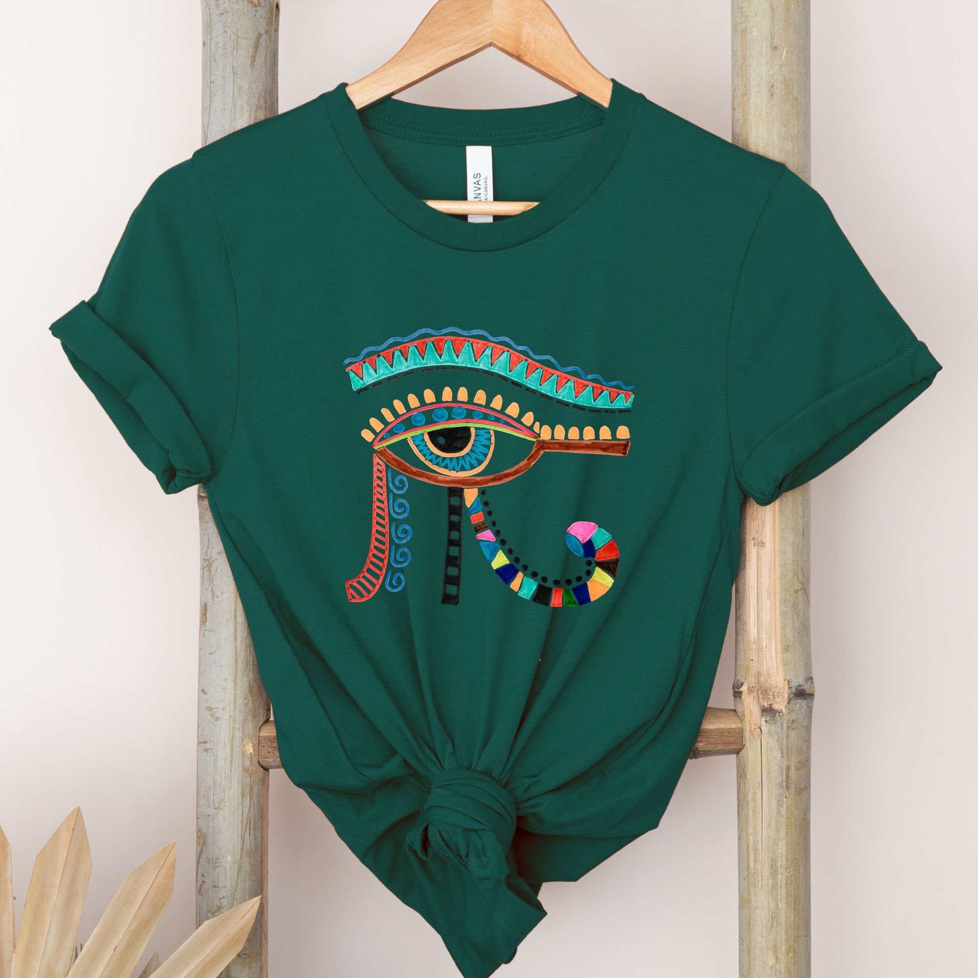Egyptian Eye of Horus T-shirt Ancient Egyptian Hieroglyphic Sign ...