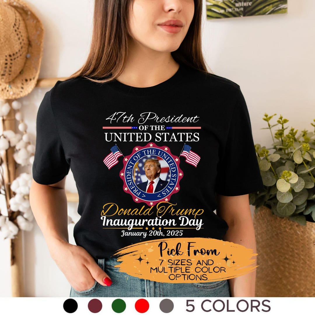 Trump Inauguration 2025 Shirt, Inauguration Day Sweater, Presidential ...