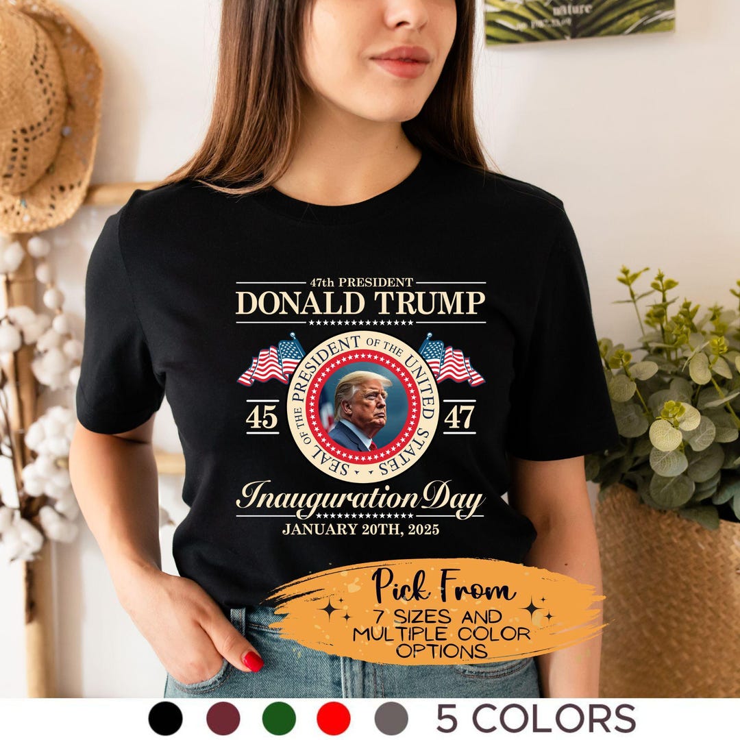 Trump Inauguration 2025 Shirt, Inauguration Day Sweater, Presidential ...