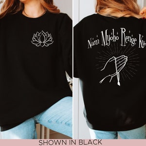 Nam Myoho Renge Kyo Shirt, Buddhist Sweatshirts, Prayer Beads, Lotus ...