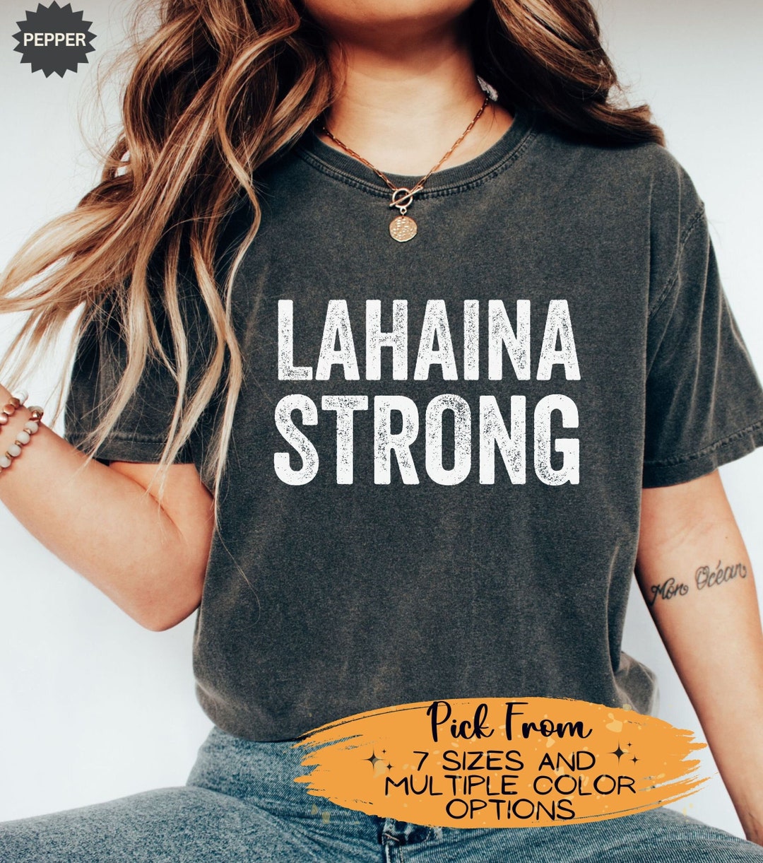 Lahaina Strong Shirt, Maui Strong Shirts, Support for Hawaii, Maui ...
