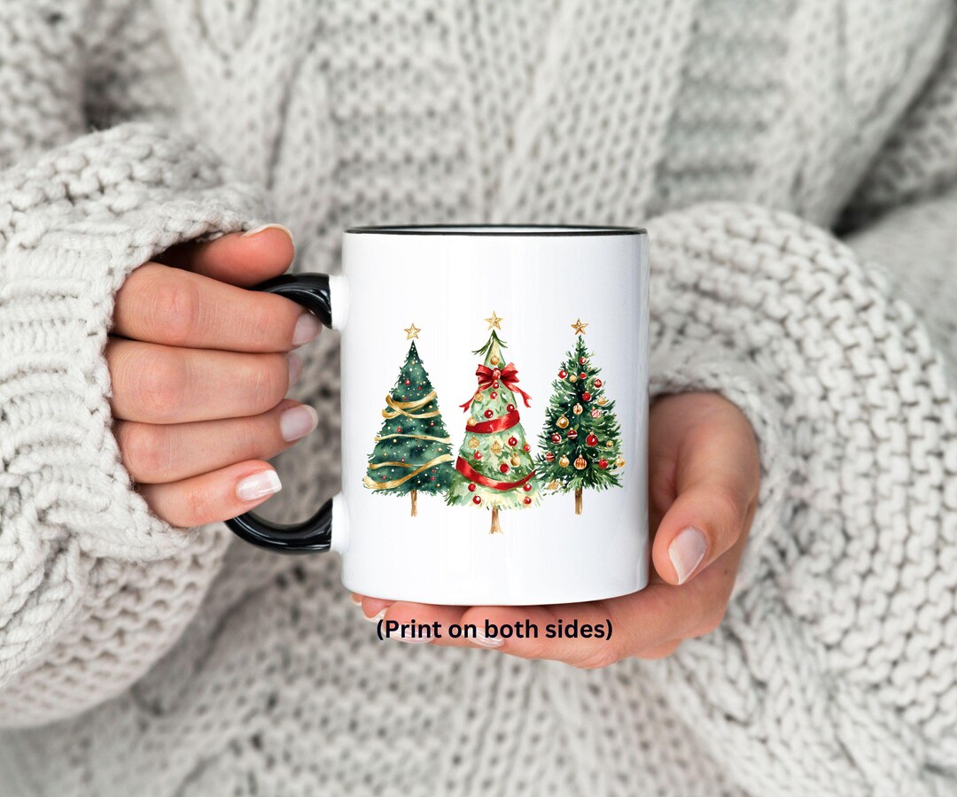 Christmas Tree Mug, Christmas Tree Coffee Mug, Christmas Coffee Cup ...