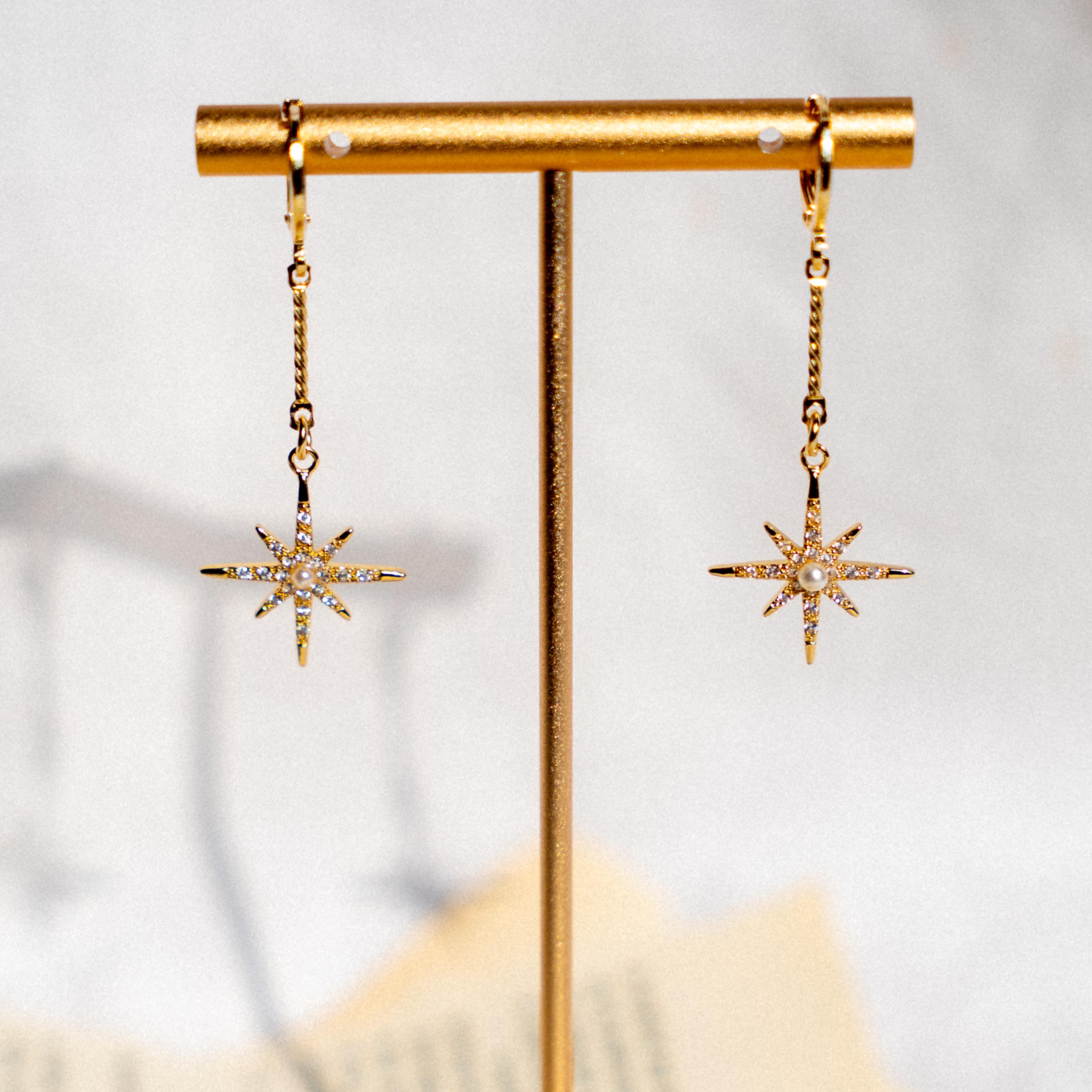 Star of Fëanor Earrings, LOTR Bookish Jewelry, Celestial Earrings - Etsy