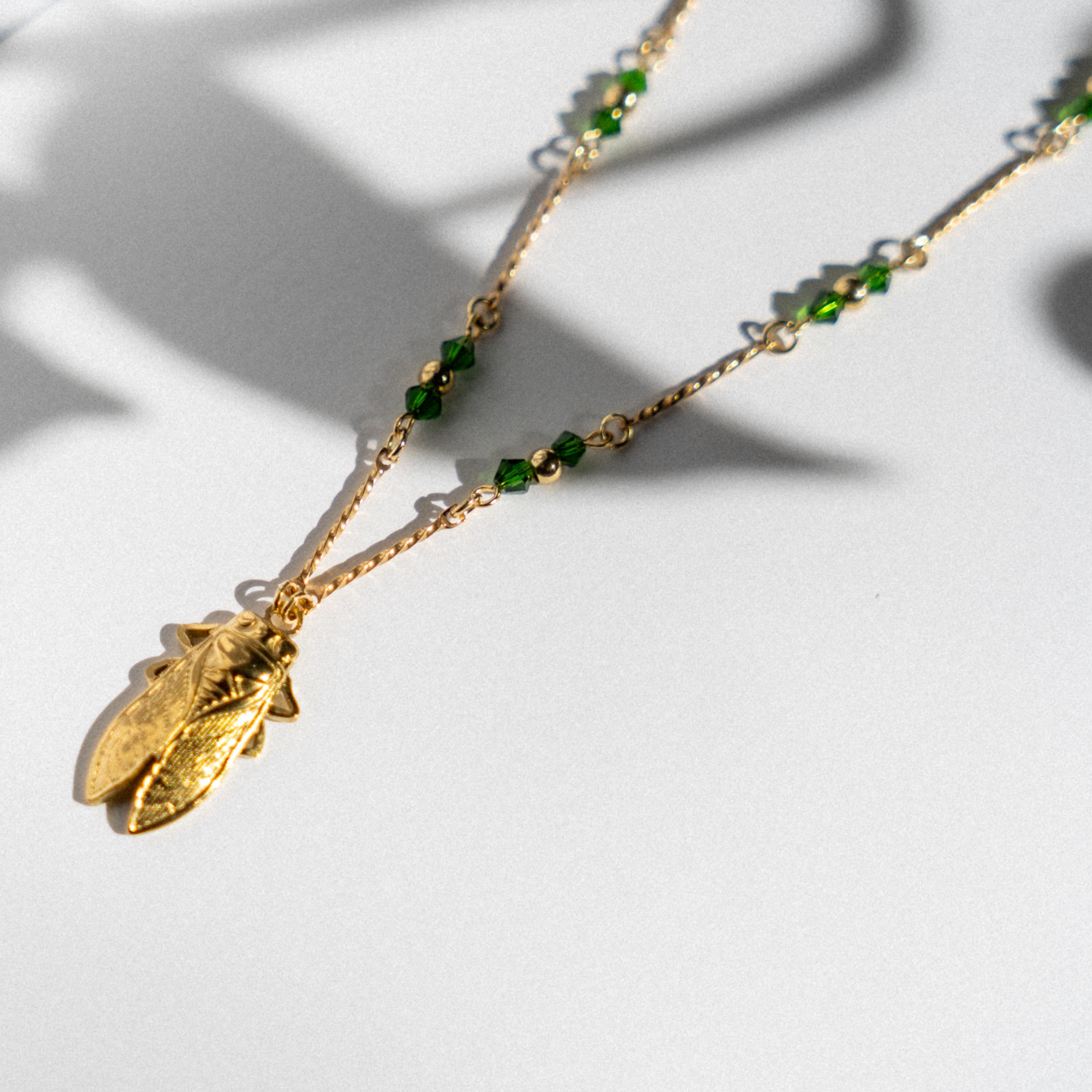 Cicada Necklace: Whimsigoth Beaded Jewelry - Etsy