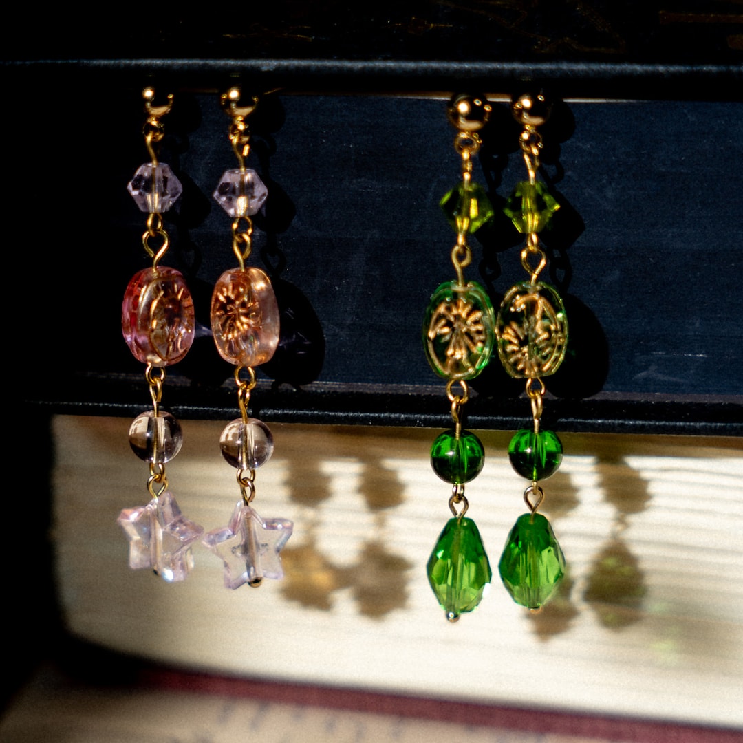 Buy Elphaba and Glinda Earrings, Wicked Musical, Broadway Inspired ...