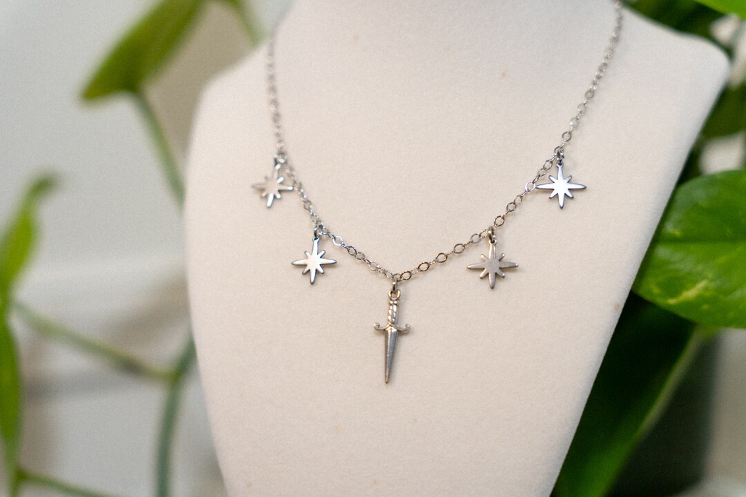 Valiant Knight Necklace Stainless Steel Chain Necklace - Etsy