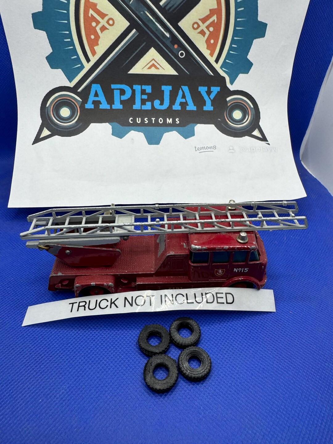 Merryweather King Size No 15 Fire Engine Replacement Tires (toy is Not ...