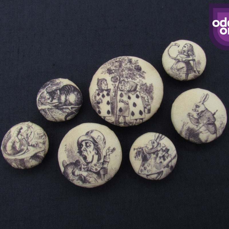 White Rabbit Button - Etsy