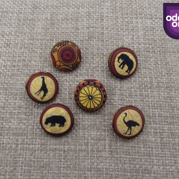 Animal Buttons - Etsy UK