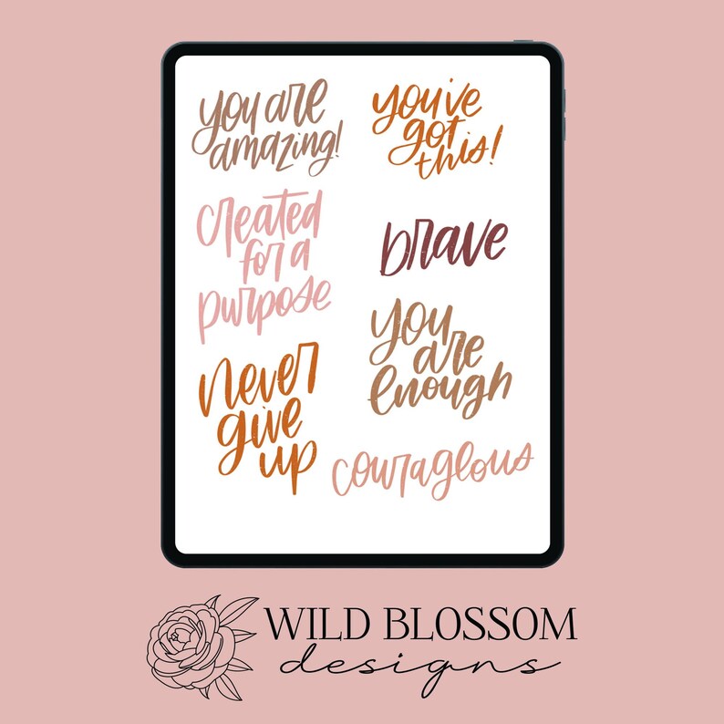 Affirmation Sticker Sheet-digital - Etsy