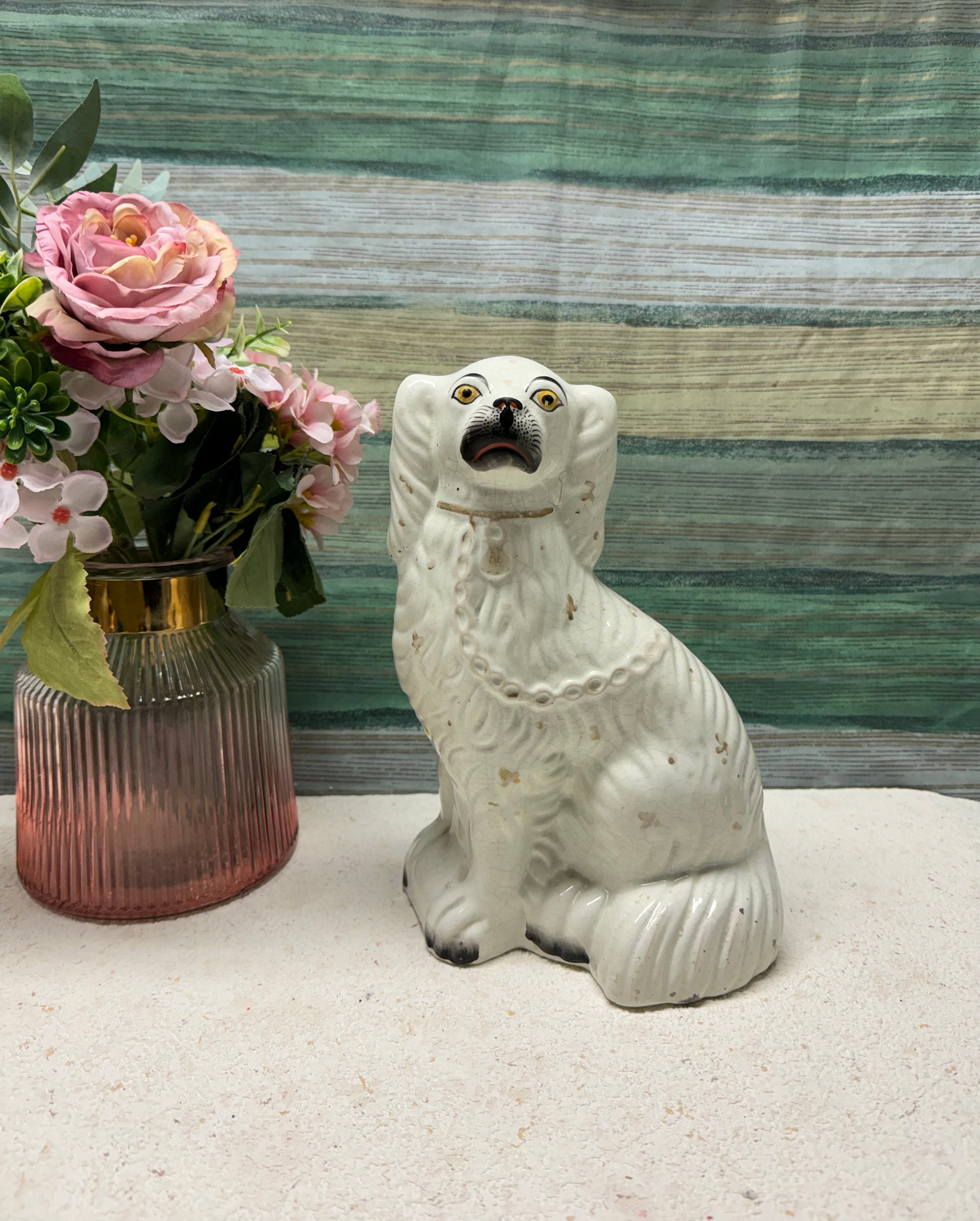 An English Antique Staffordshire Fireplace Dog - Etsy