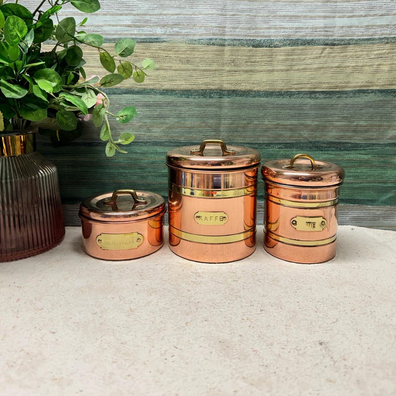 Scandinavian Coffee Canisters - Etsy
