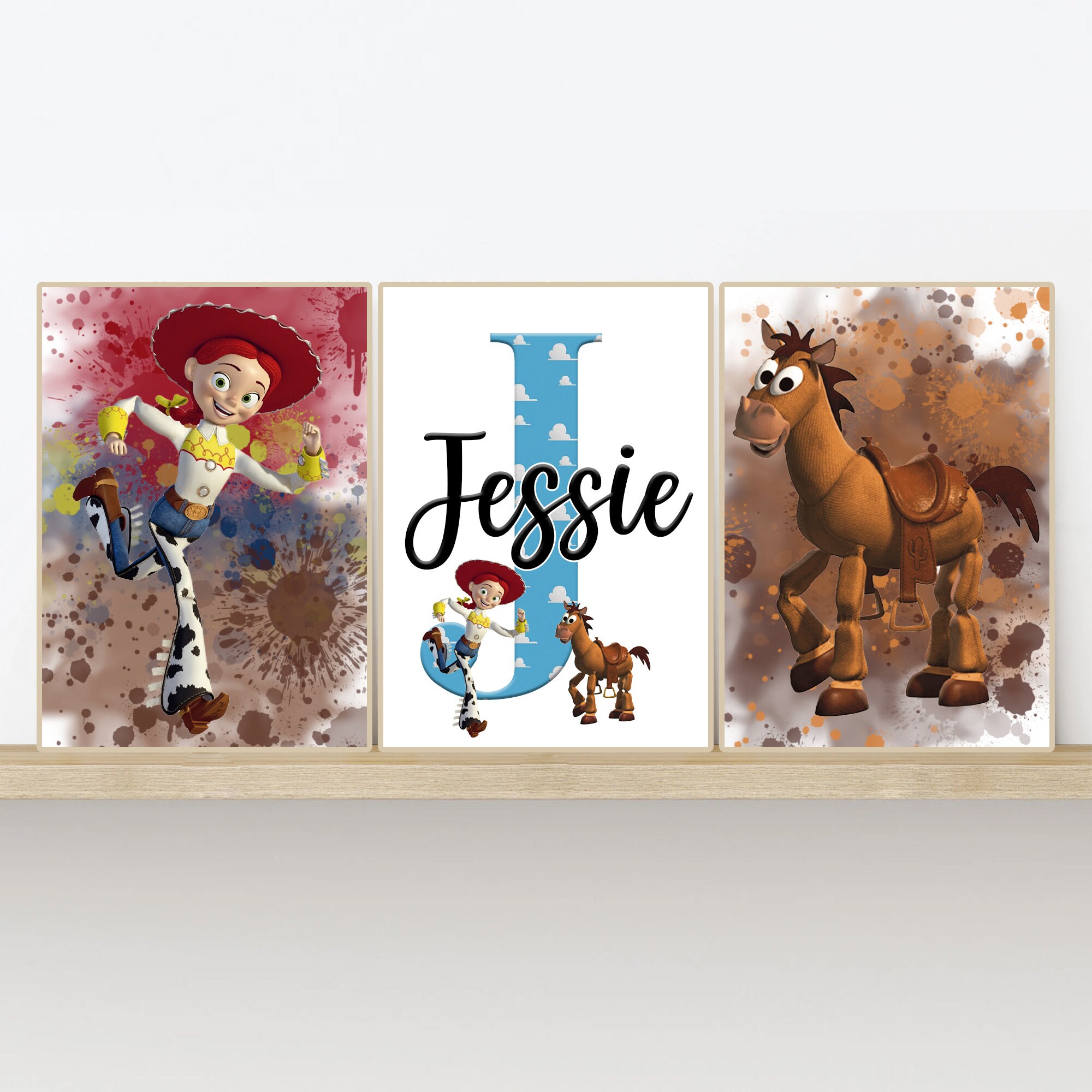 Disney's Toy Story Paint Splash Prints With Customisable - Etsy Canada