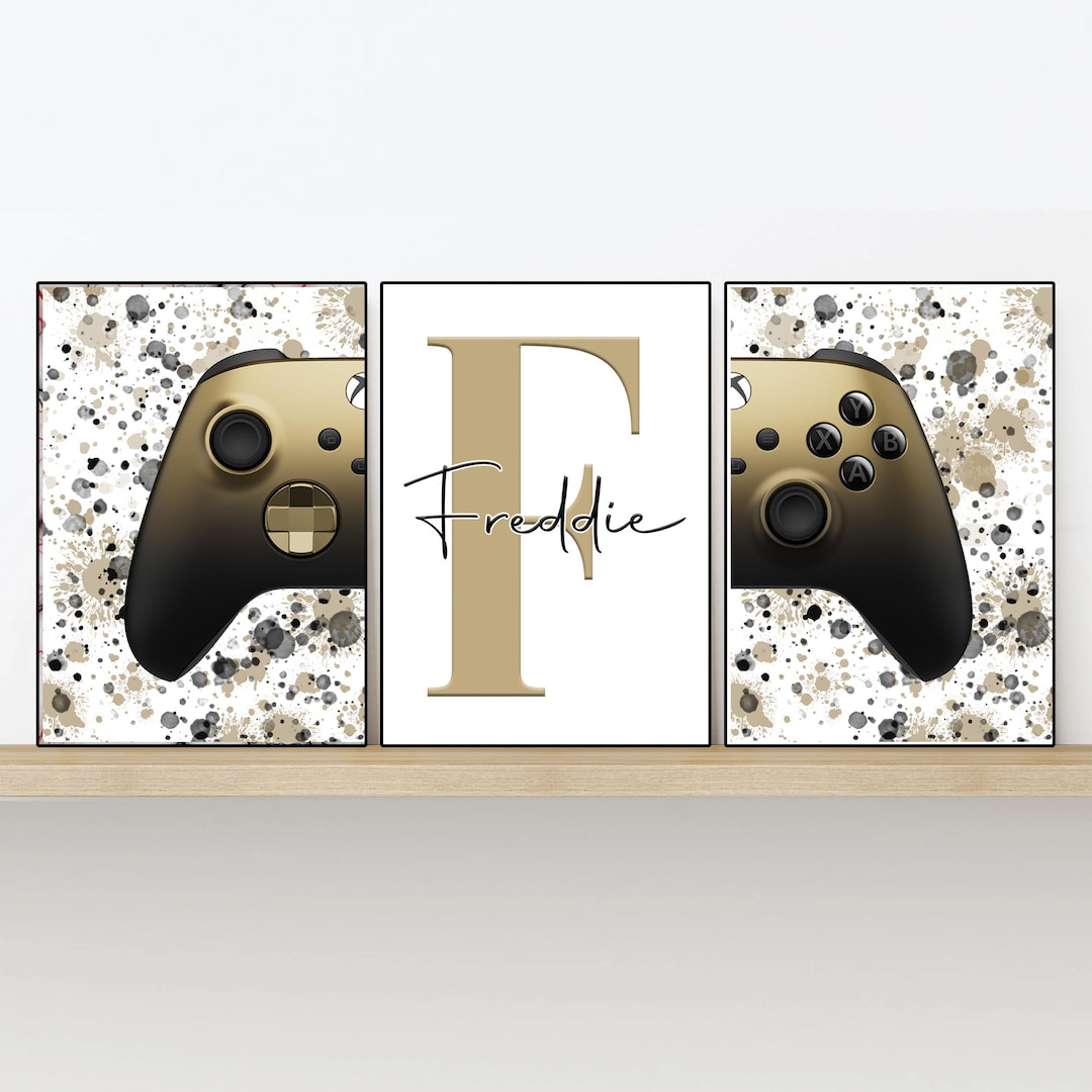 Xbox Themed Shadow Edition Games Room Set of 3 Prints, Sizes A4, A3 ...