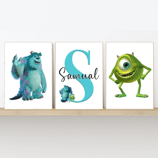 Mike and Sully - Etsy