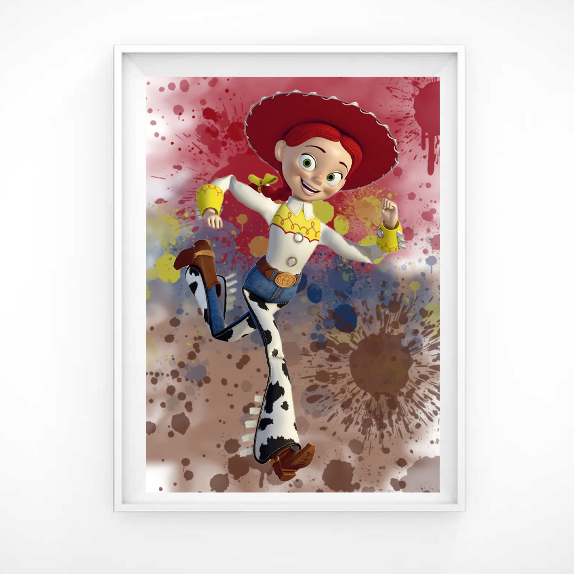 Disney's Toy Story Paint Splash Prints With Customisable - Etsy UK