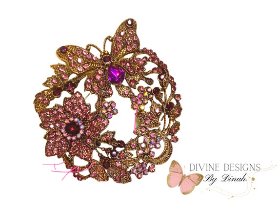 Antique Look Butterfly Brooch Regency Bridgerton Costume - Etsy