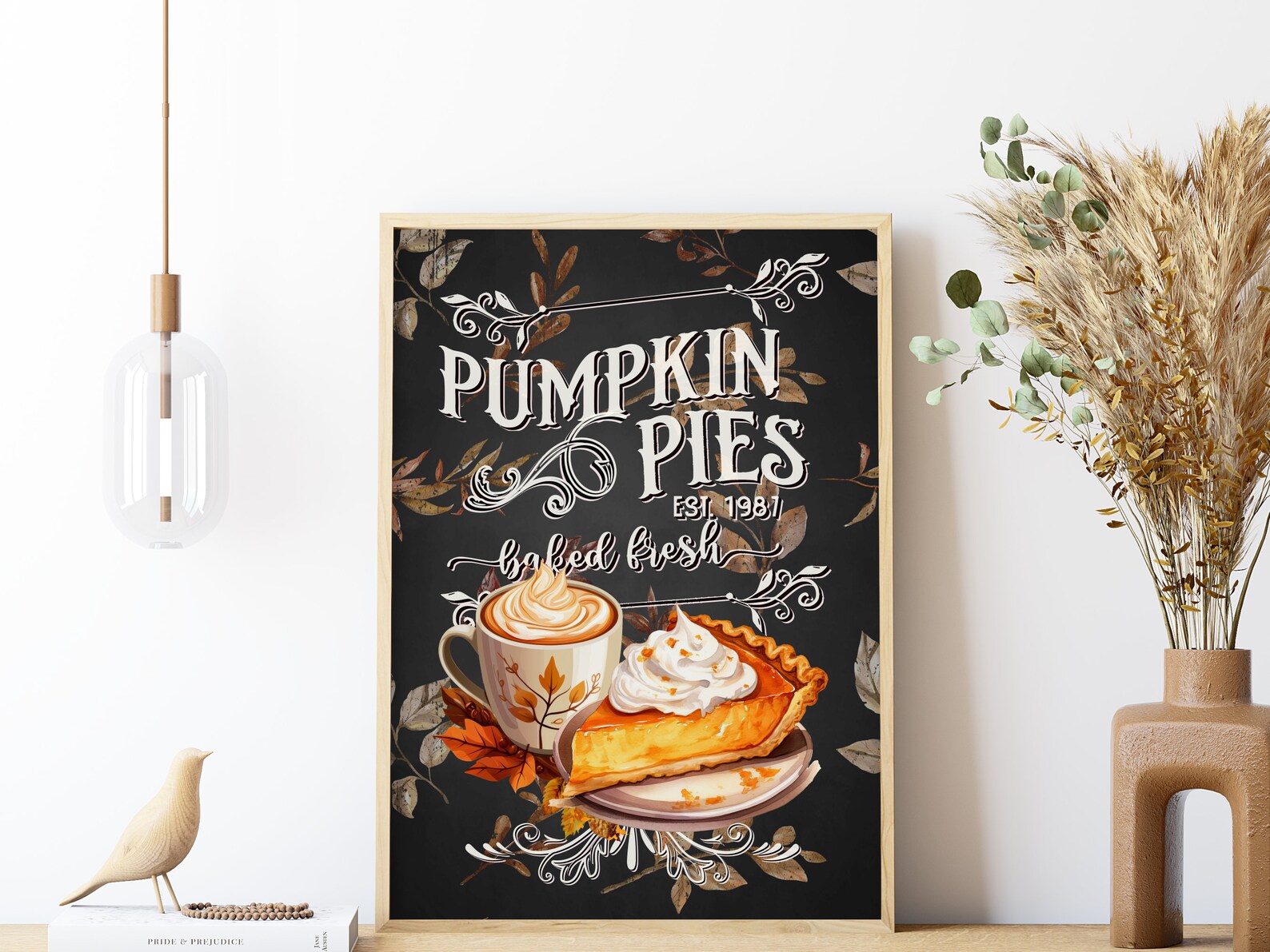 Pumpkin Pies Sign | Fall Wall Art | Pumpkin Spice Season | Autumn Decor ...