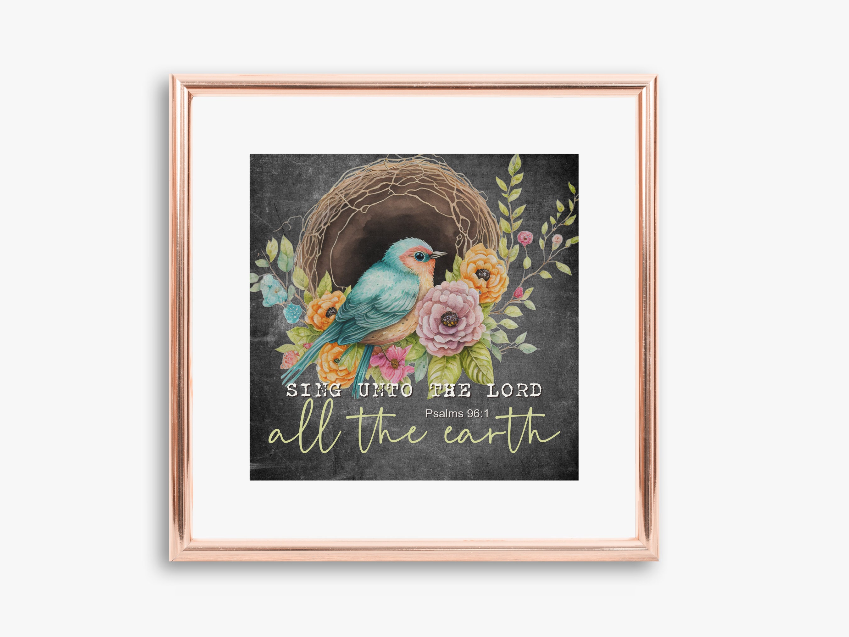 Bird Print Wall Art, Bird Wall Art, Bible Verse Print, Instant Download ...