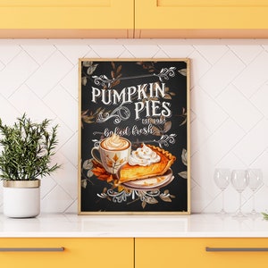 Pumpkin Pies Sign | Fall Wall Art | Pumpkin Spice Season | Autumn Decor ...