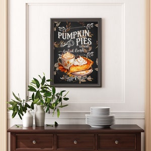 Pumpkin Pies Sign | Fall Wall Art | Pumpkin Spice Season | Autumn Decor ...