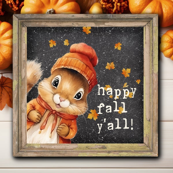 Fall Chalkboard Art - Etsy