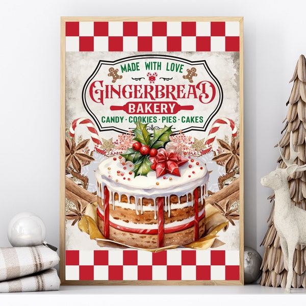 Gingerbread Kitchen Decor - Etsy