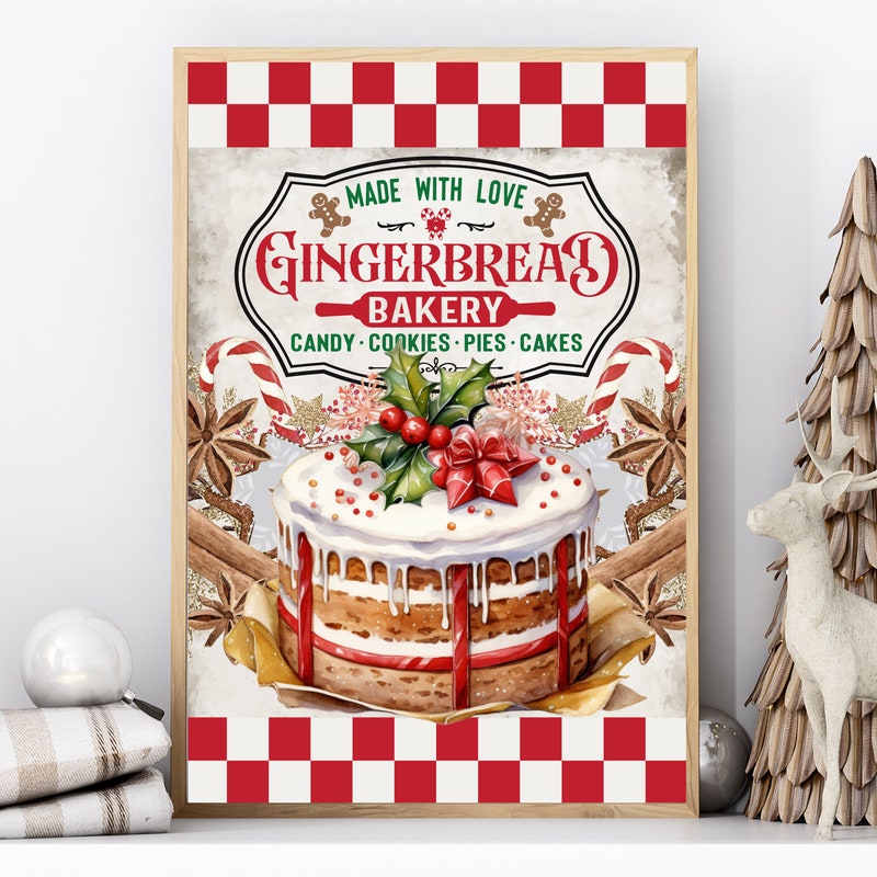 Gingerbread Kitchen - Etsy