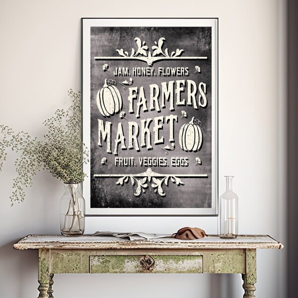 Farmers Market Chalkboard - Etsy
