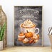 Fall Coffee Bar Sign | Pumpkin Spice Obsessed | Vintage Coffee Sign ...