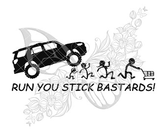 Run Stick Bastards - Etsy