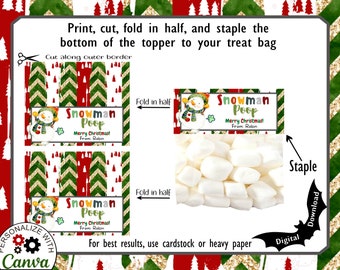 Snowman Poop Bag Topper - Etsy