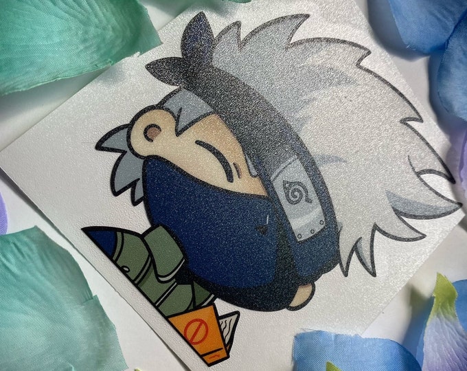 Chibi Sensei Peeker Kakashi Anime Peeker Sticker/ Car Decal / Laptop ...