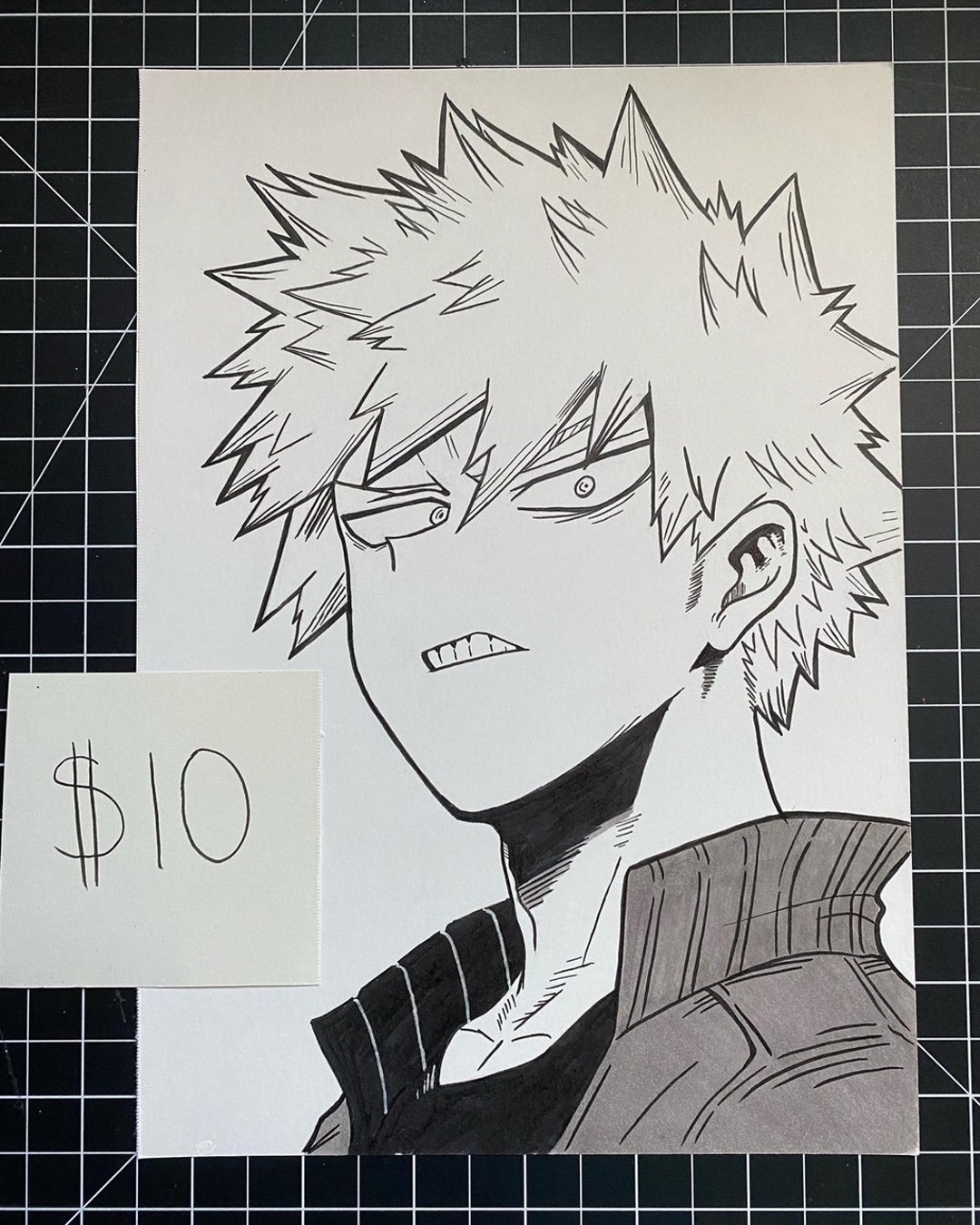 Bakuboy Drawing Mha Explosion Katsuki Drawing Art - Etsy