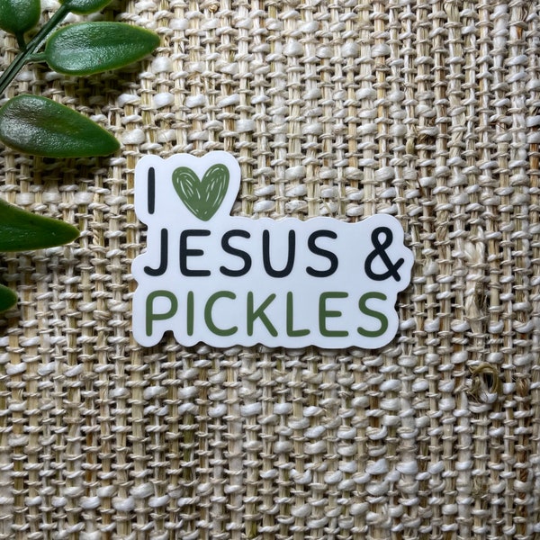 Jesus and Pickles - Etsy