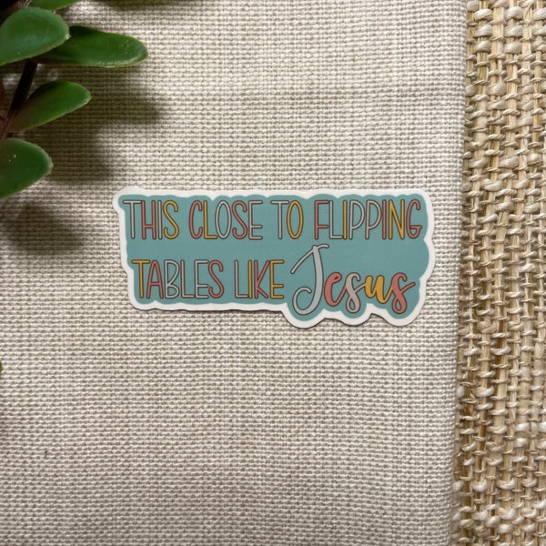 Jesus Flipping Table - Etsy