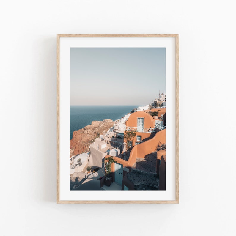 Oia Santorini Greece Architecture, Mediterranean Poster, Europe City ...