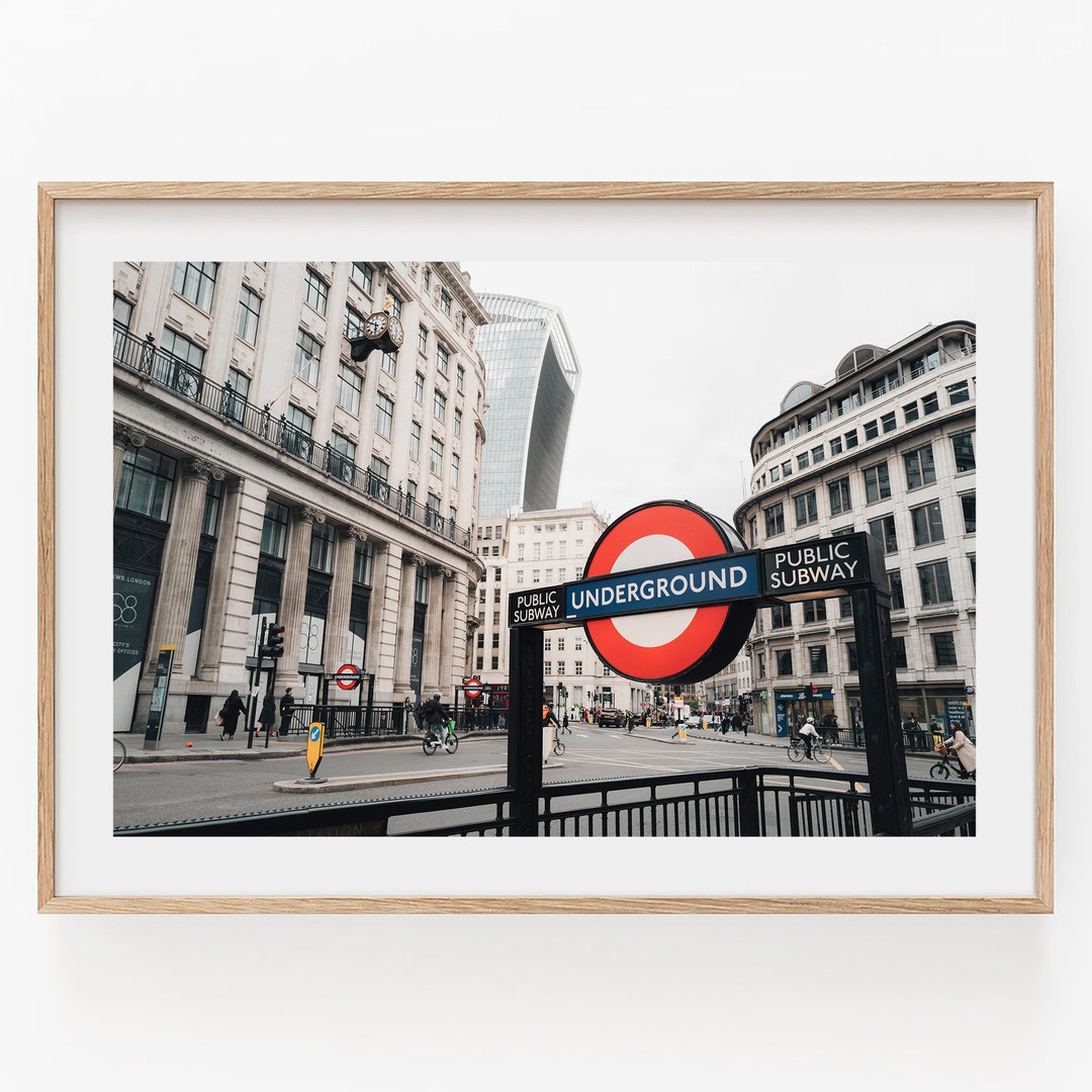 London Tube Sign, Streets of London Photography, England Print, Europe ...