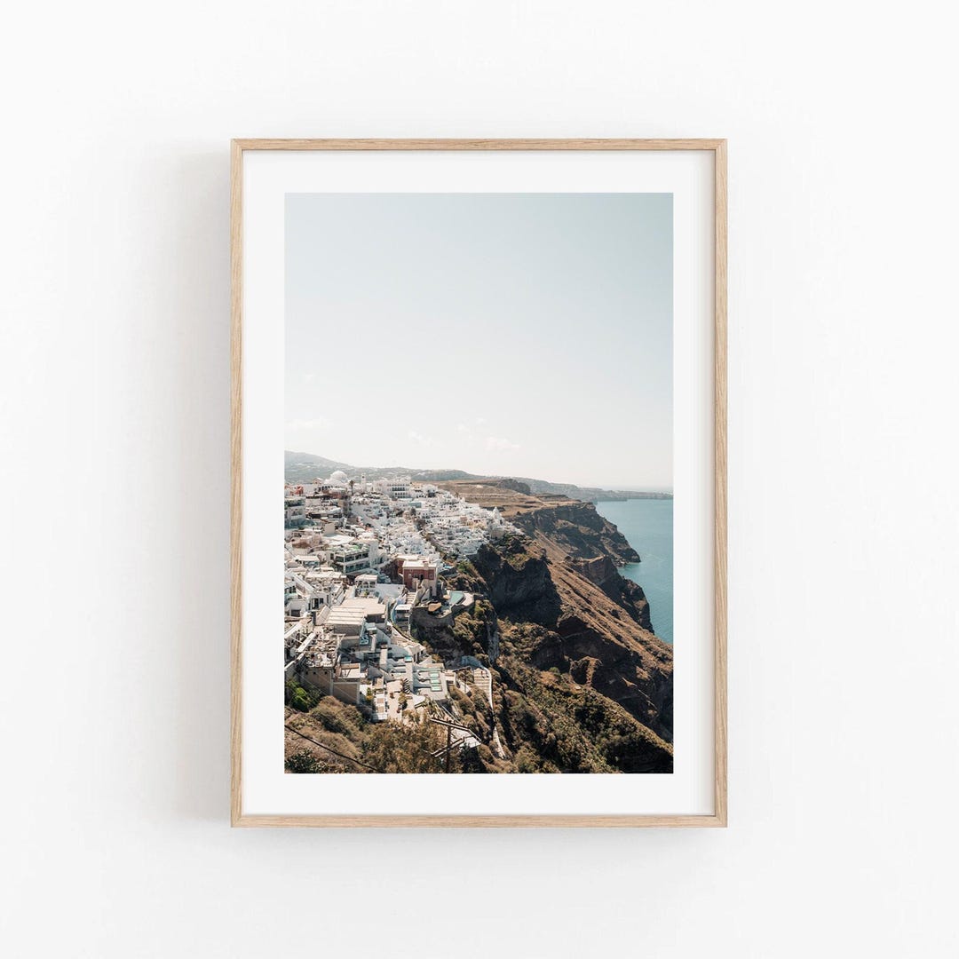 Greece Fine Art Photography - Mediterranean Coast Mountain Print, Greek ...