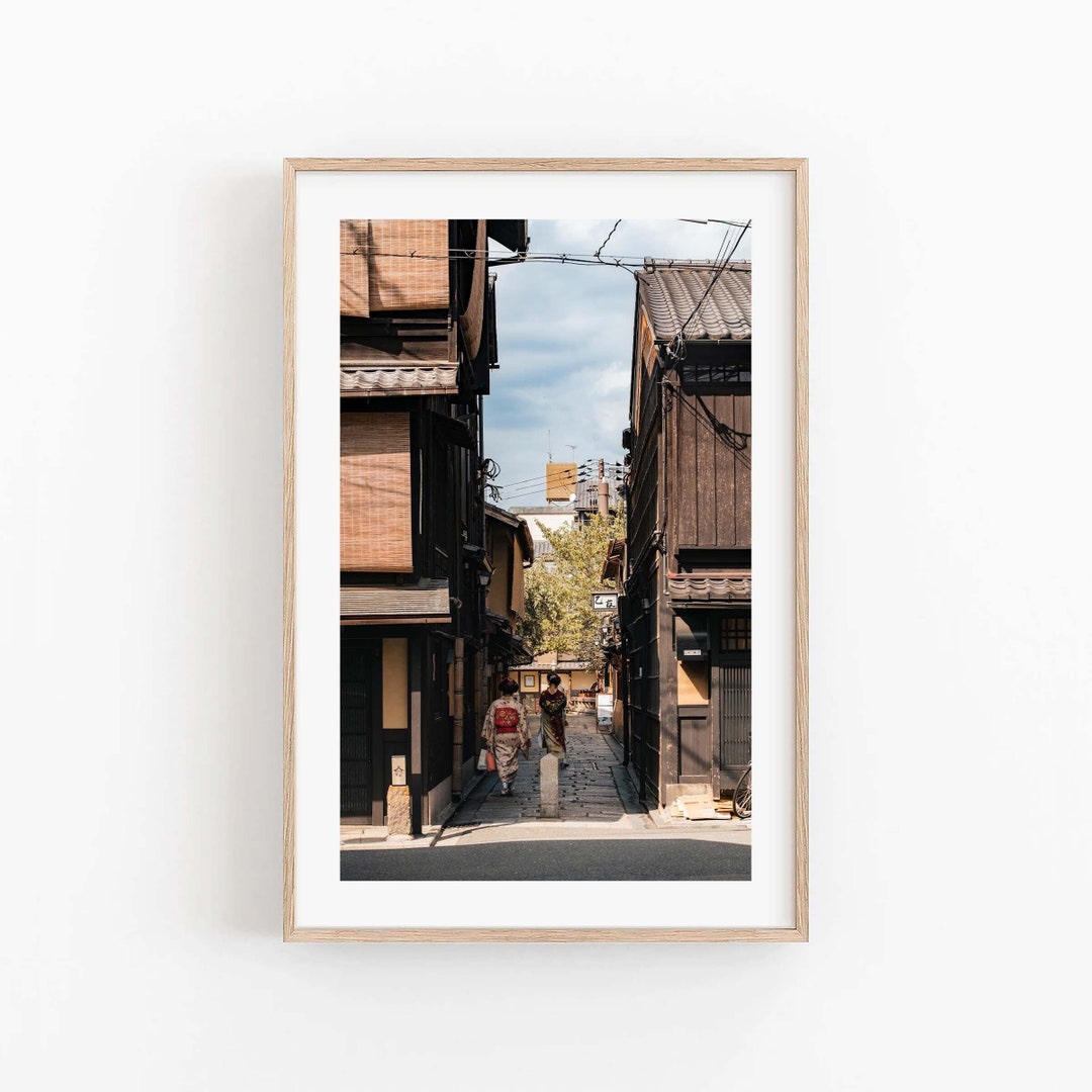 Gion Kyoto Poster, Fine Art Photography, Modern Japan Wall Arts ...