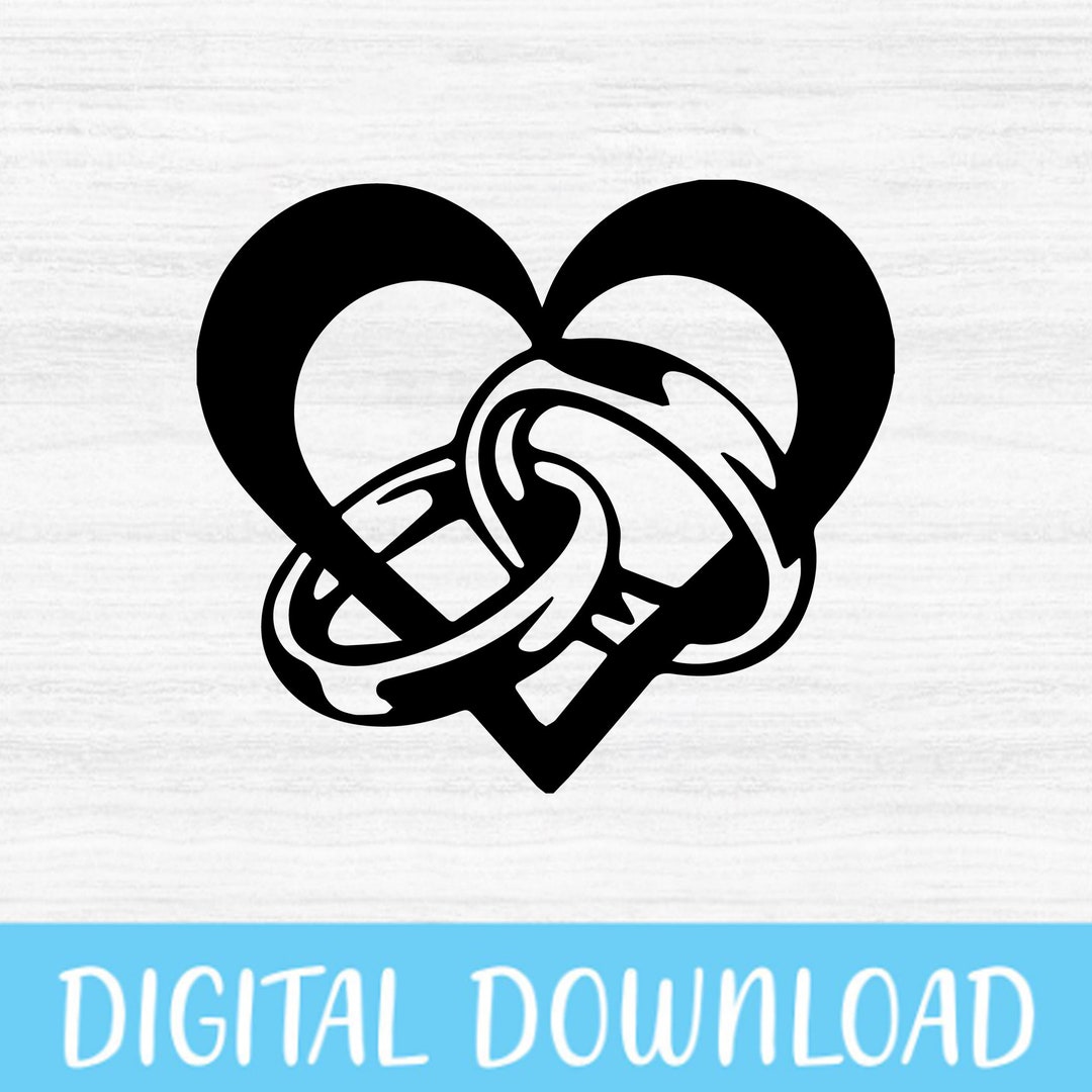 Couple Rings Svg, Heart Ring Svg, Wedding Ring Svg, Engagement Ring Svg ...