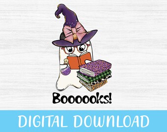 Halloween Book Lover Png - Etsy