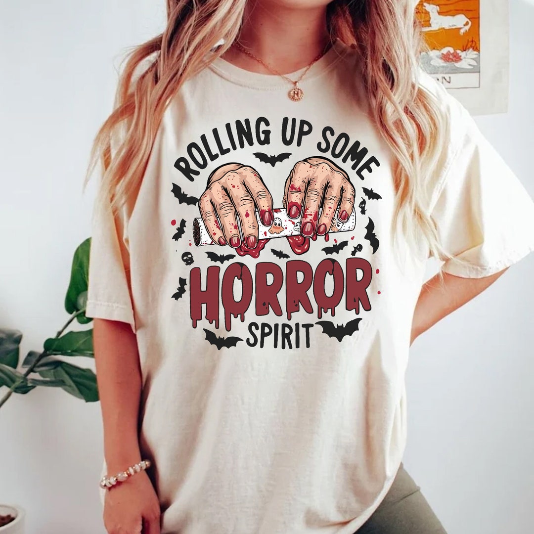 Rolling up Some Horrors Spirit Png, Horror Movie Png, Halloween Movies ...