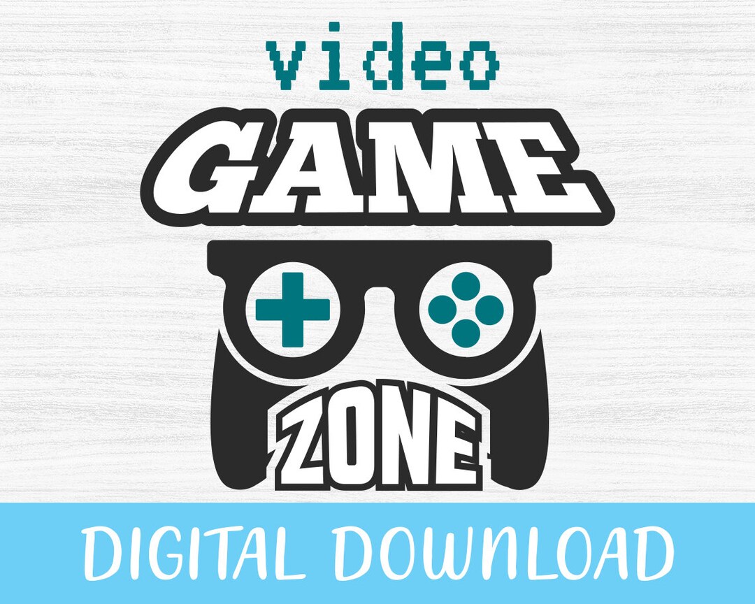 Video Game Zone Svg Game Pad Svg Gamer Controller Clipart Svg - Etsy