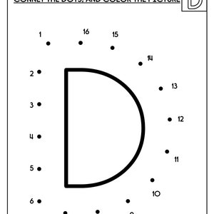 Dot-to-dot Alphabet Uppercase Printable Worksheets Activity - Etsy
