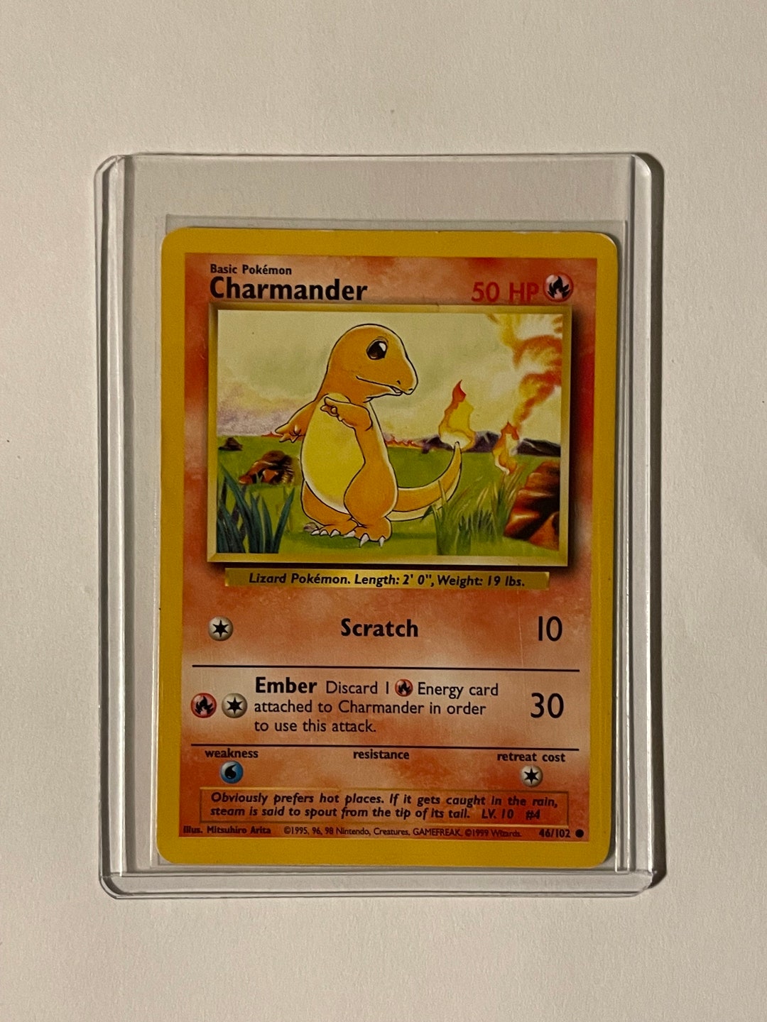 Charmander 46/102 Pokémon Authentic Vintage Collectible - Etsy