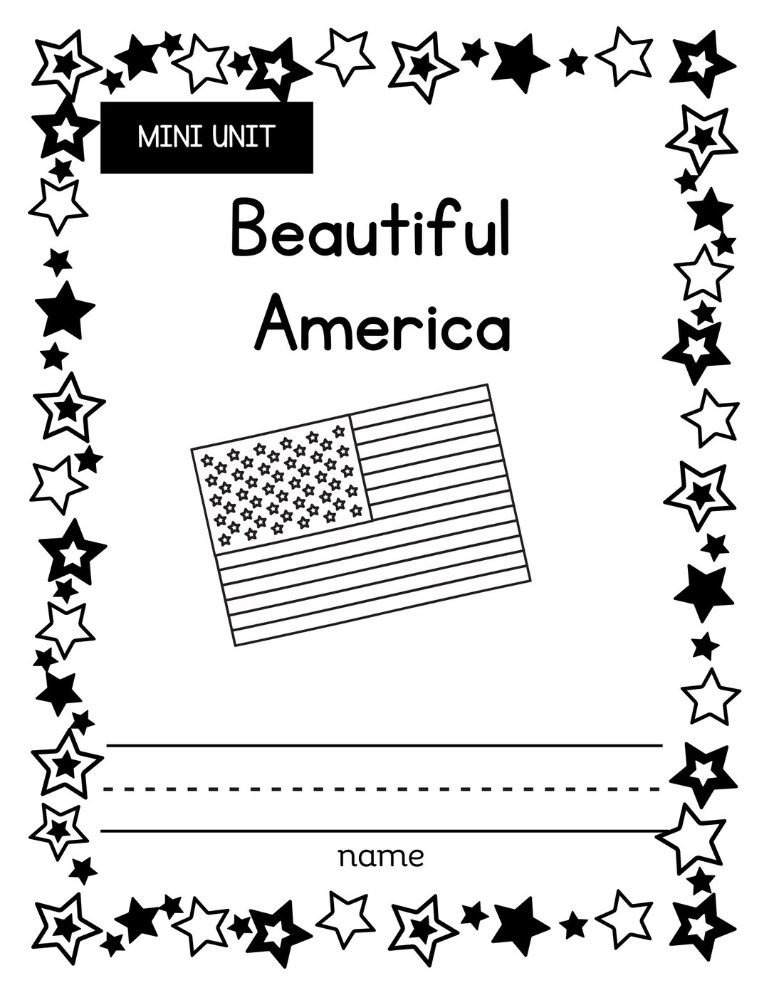 Patriotic Worksheets for Kids - Etsy