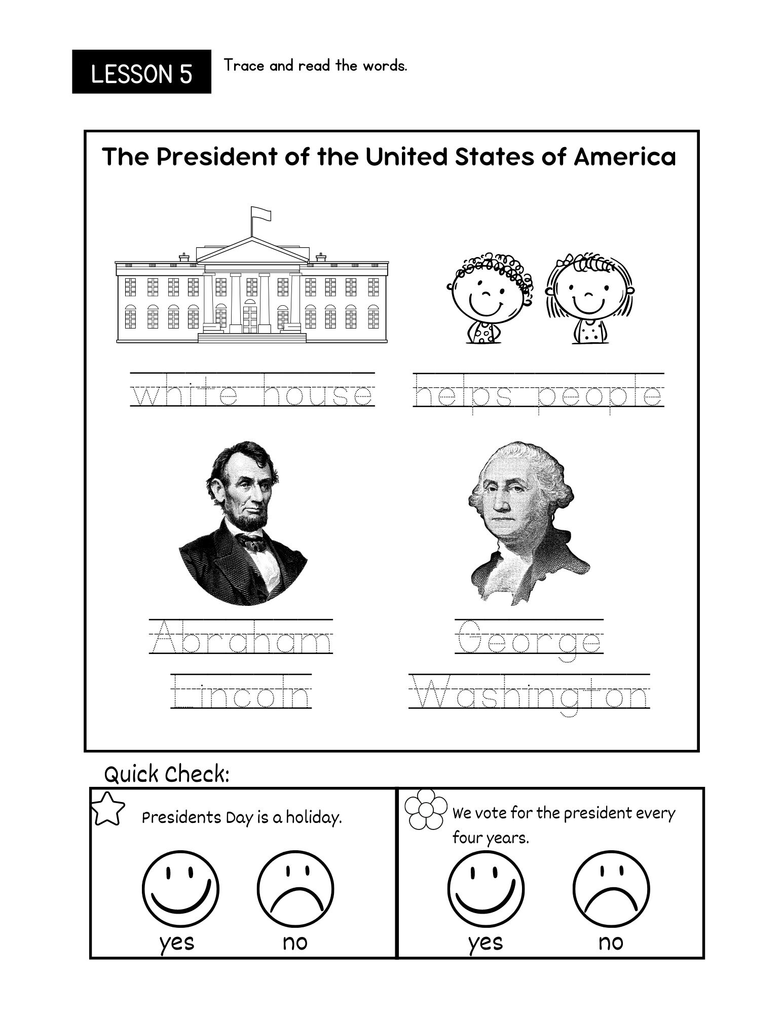 Patriotic Worksheets for Kids - Etsy