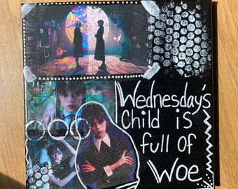 Wednesday Addams Halloween Wall Decor Addams Family - Etsy