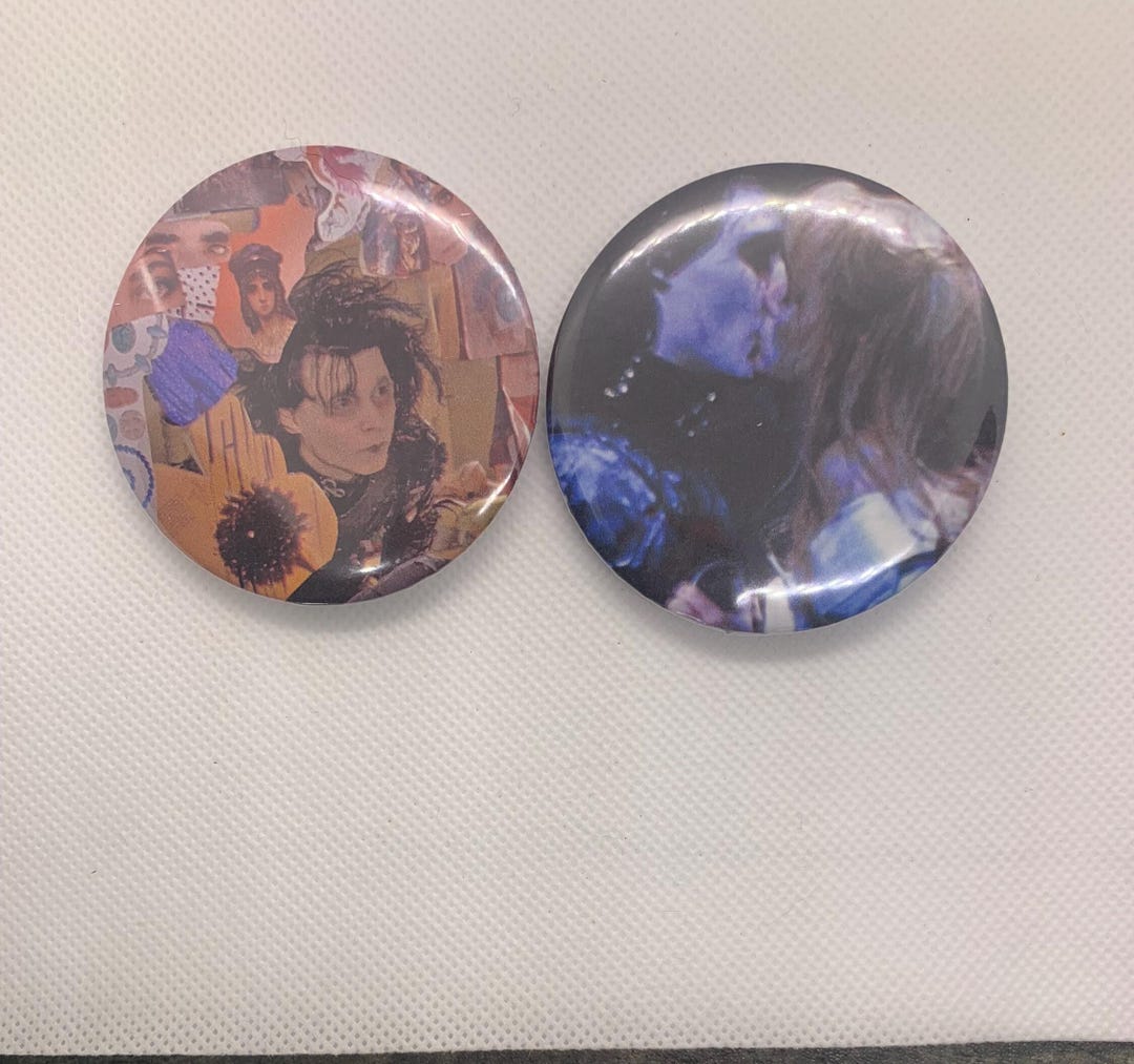 Edward Scissorhands Button Pack - Etsy